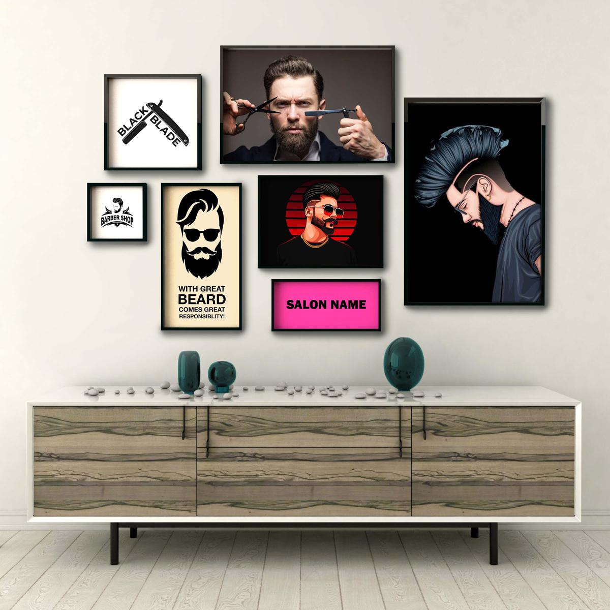 Saloon Wall Frames , Quote for Office Wall Décor | Daraz.pk