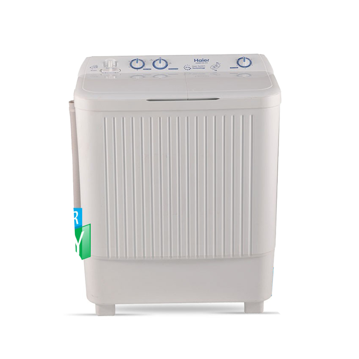 Haier Twin Tub Washing Machine HWM 100 AS 10 KG Gear System Washer and ...