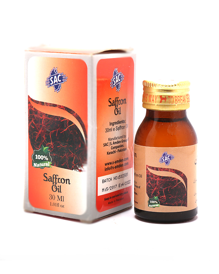 Saffron Oil - Zafran Oil - 30ml - multi benefits - SAC | Daraz.pk