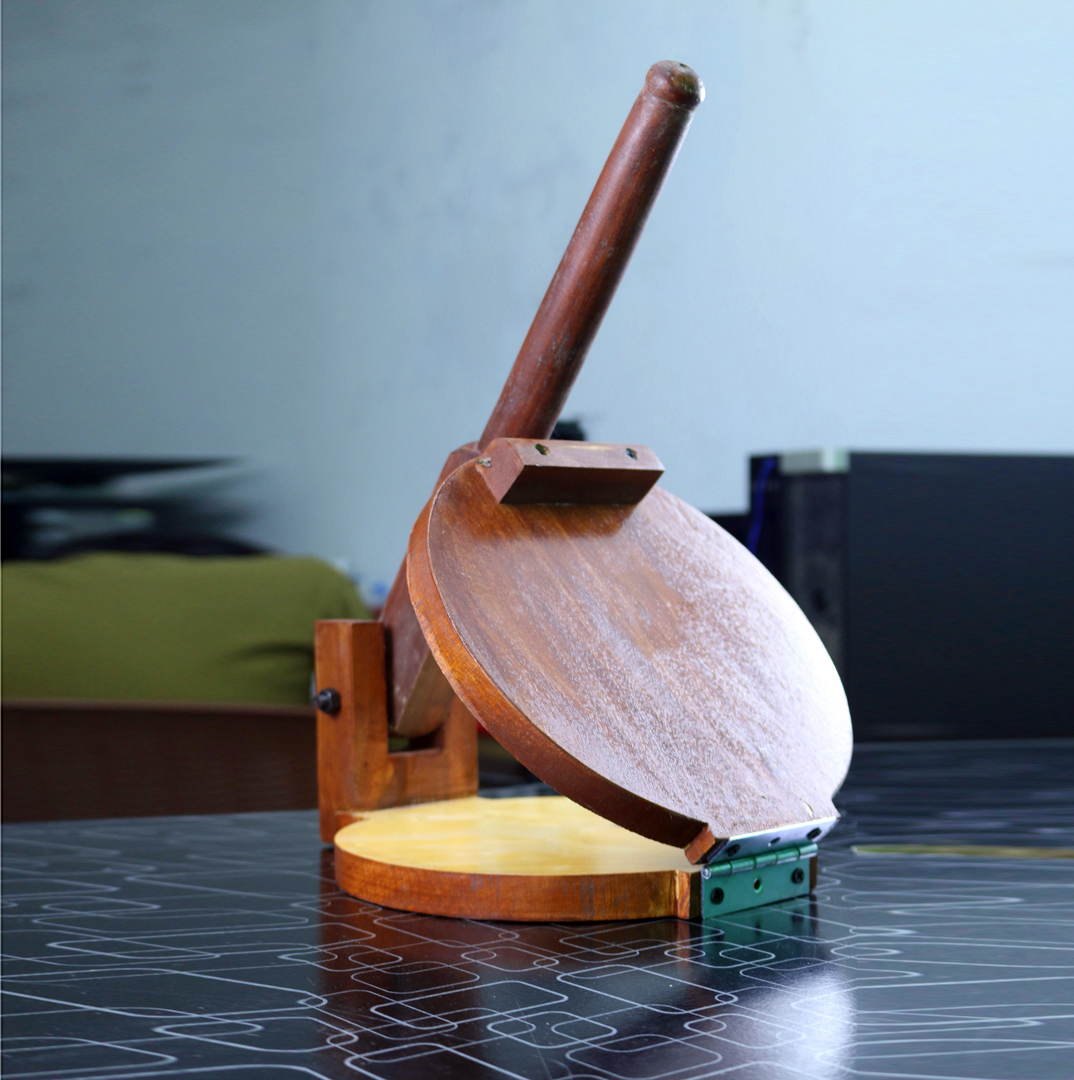 Heavy Wooden Tortilla Press, Tortilla Maker, Wooden Roti Maker, Puri ...