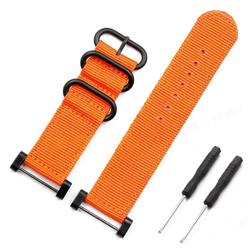 Watch accessories nylon strap pin buckle 24mm for Suunto core outdoor ...