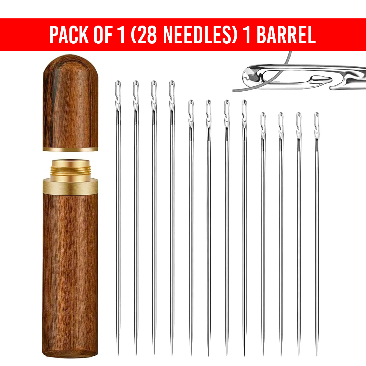 28 Pcs Quick Auto Needle Threader Set for Effortless Stitching, Hands ...