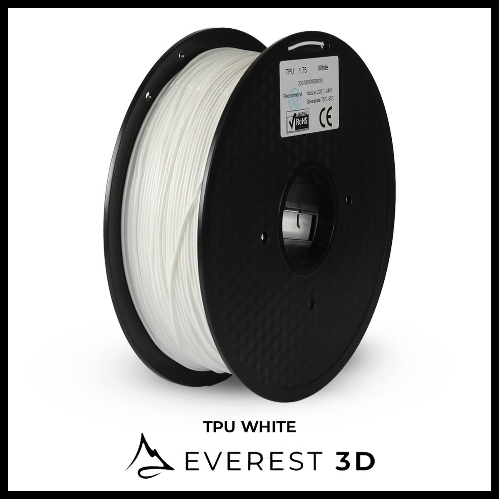 Premium TPU Flexible 3D Printing Filament - 1kg Spool | High-Quality ...