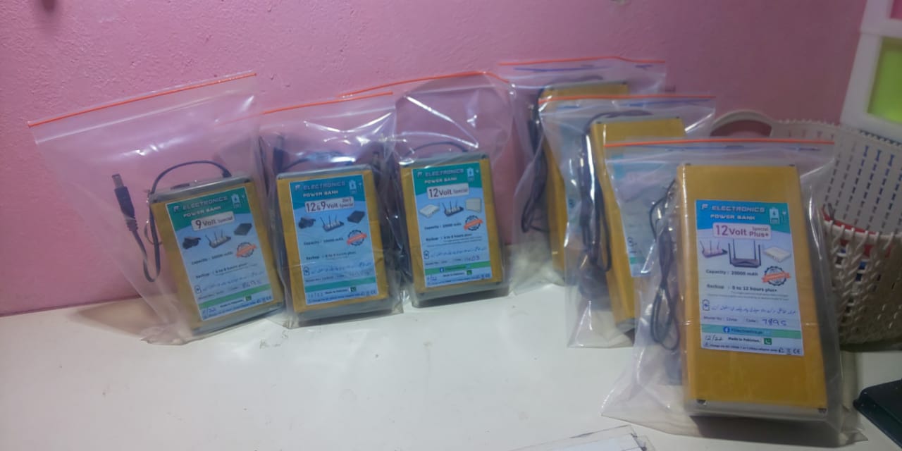 WiFi Router Power Bank 12v Volts Special Mini UPS Technology | 10000 ...