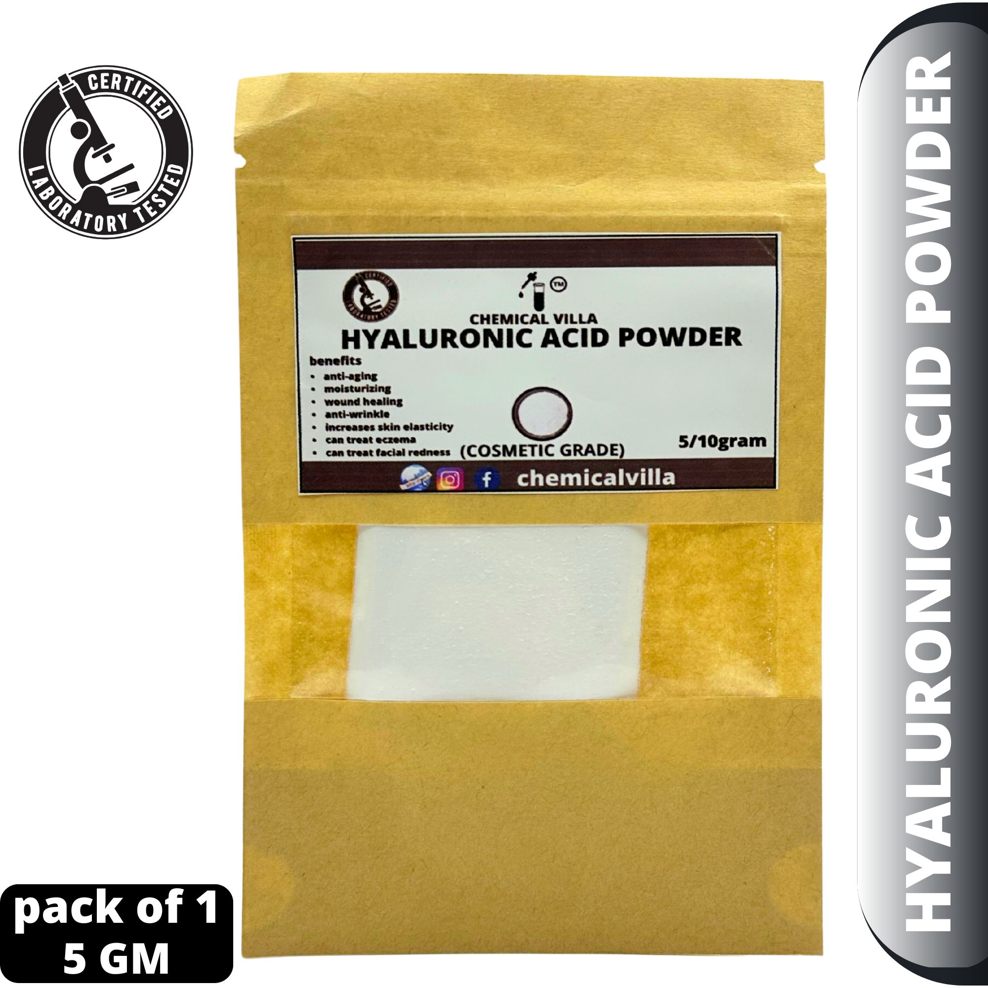 Pure Hyaluronic Powder 5/10 gm PACK AVAILABLE | Daraz.pk