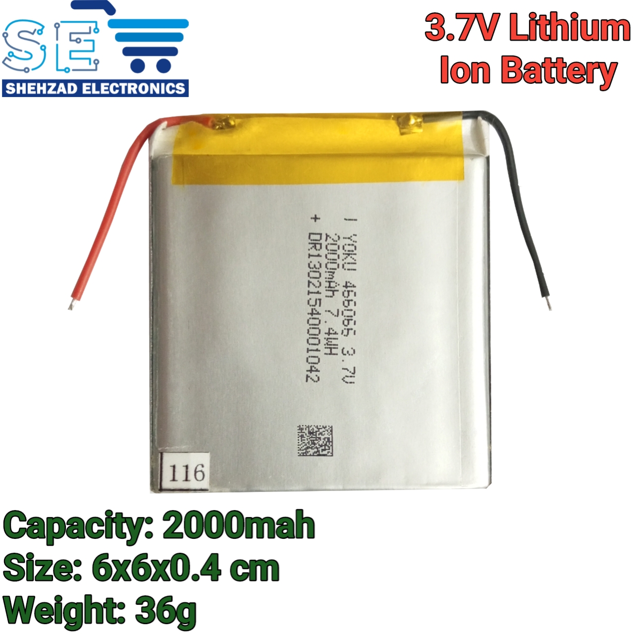 3.7V 350mah to 10000mah Rechargeable Batteries Lithium Li-Po Polymer ...