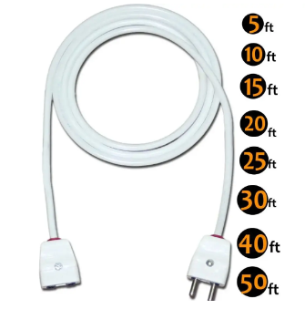 Every Season Quality Flexible Extension Cable With Male Female Plug ...
