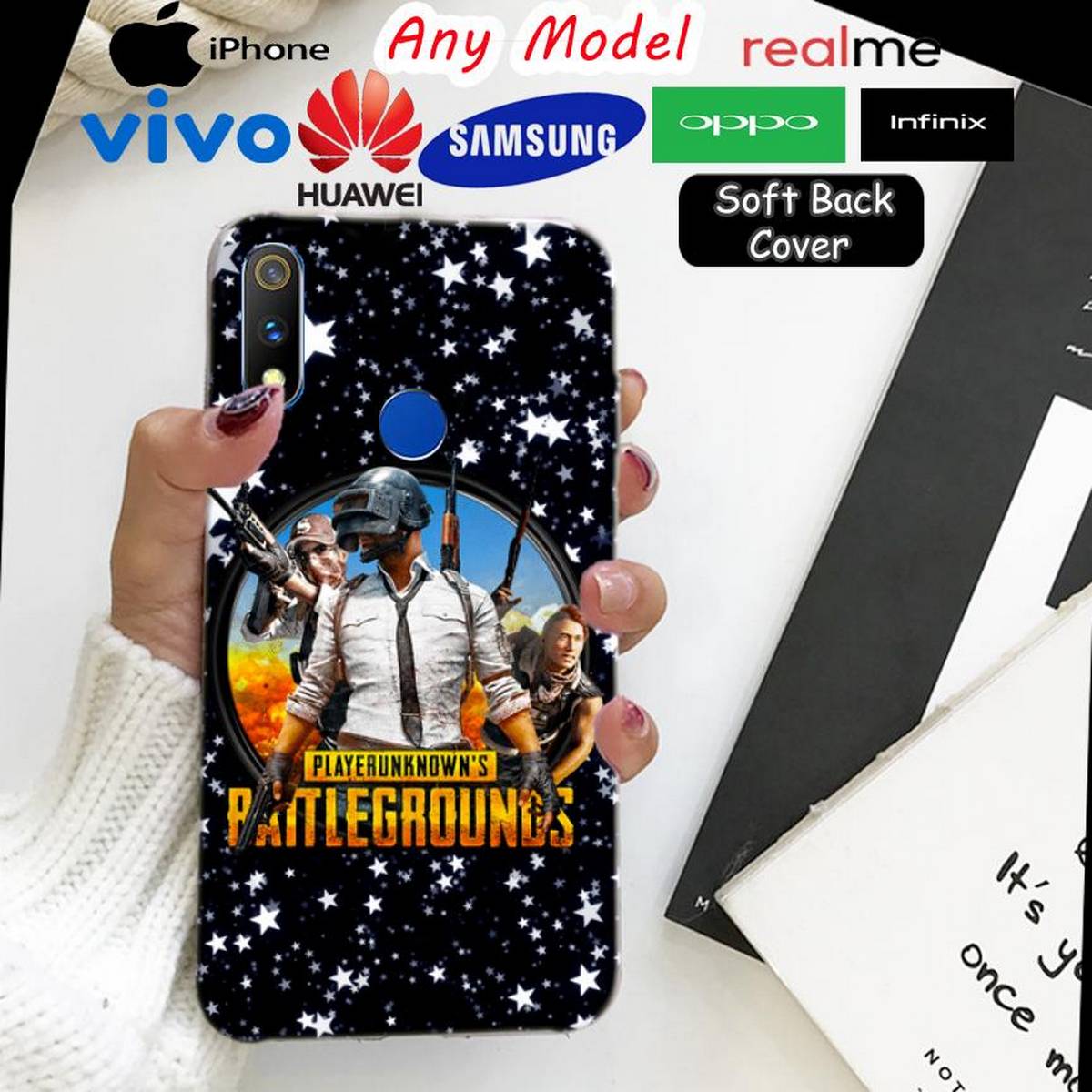 Any Model Oppo Huawei Infinix Vivoo Samsung Realmee Nokia & iPhone Back ...