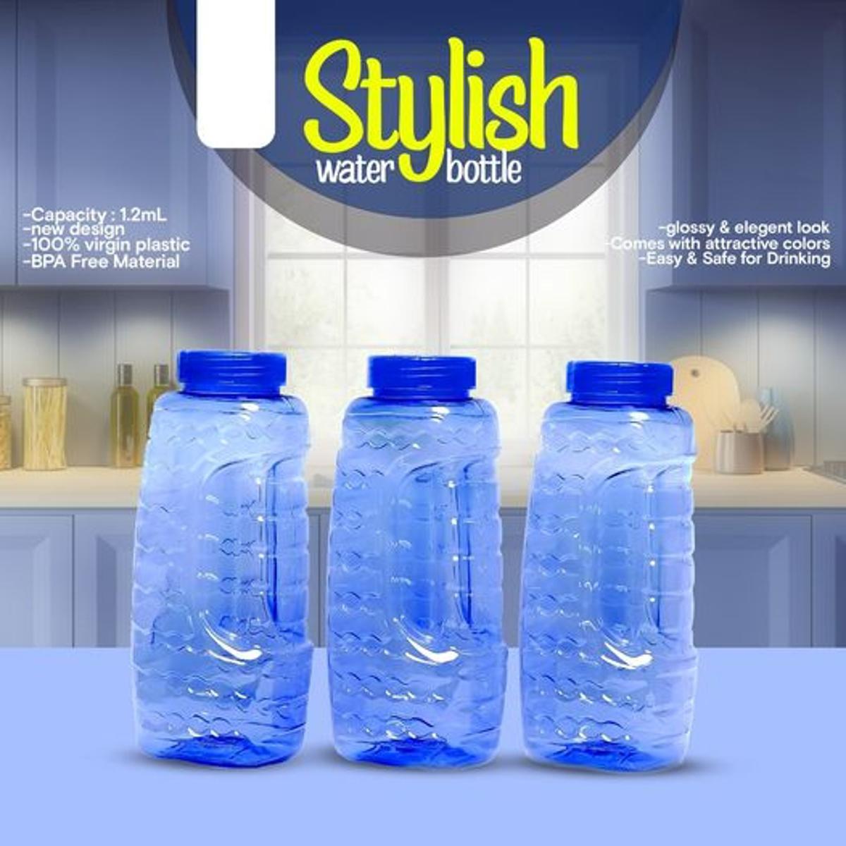 PACK OF 3 WATER BOTTLE / FRIDGE WATER BOTTLE /BPA FREE WATER BOTTLE / WATER BOTTLE./WATER ...