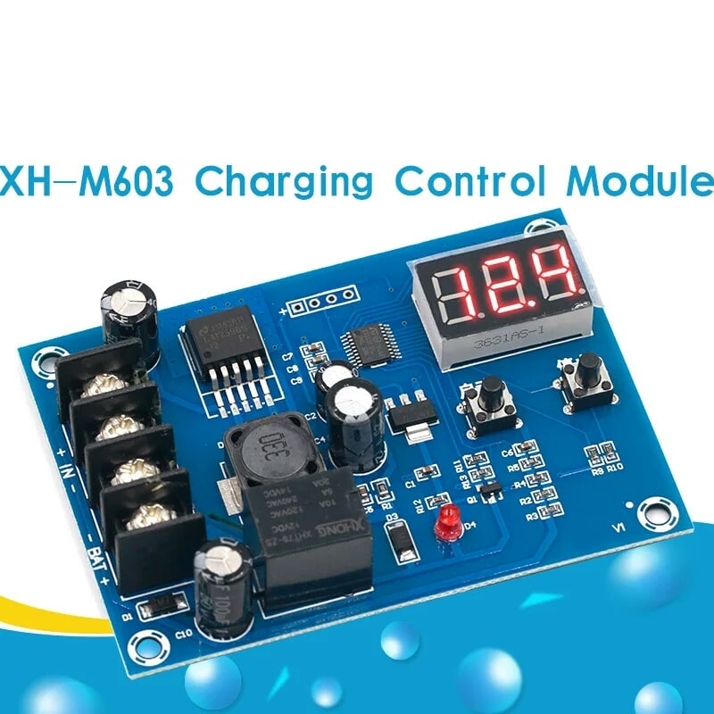 XH-M603 Charging Control Module 12-24 Range (12-60V) Storage Lithium ...
