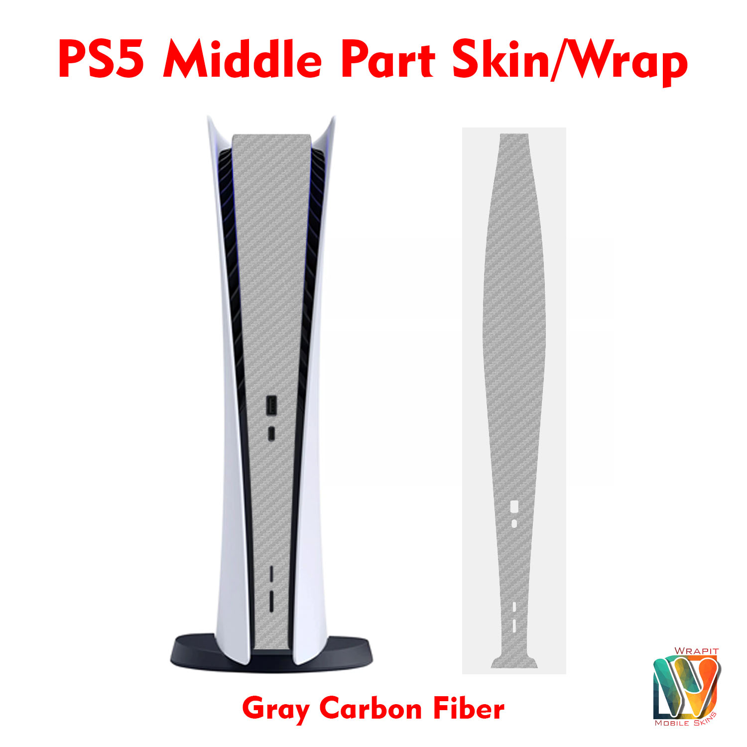 PS5 Middle Part Skin/Wrap Available in Many Colors | Daraz.pk