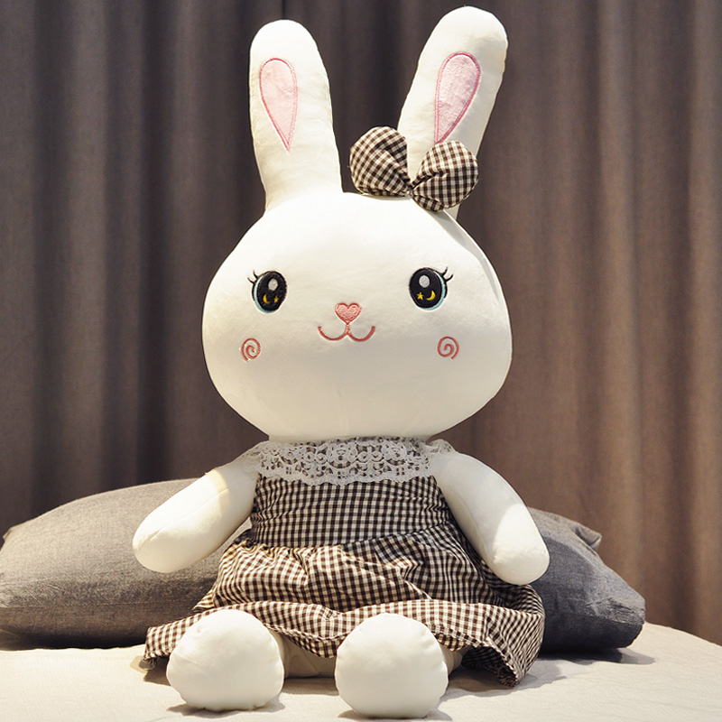 Rabbit plush toy girl rag doll child girl sleeping with a large pillow ...