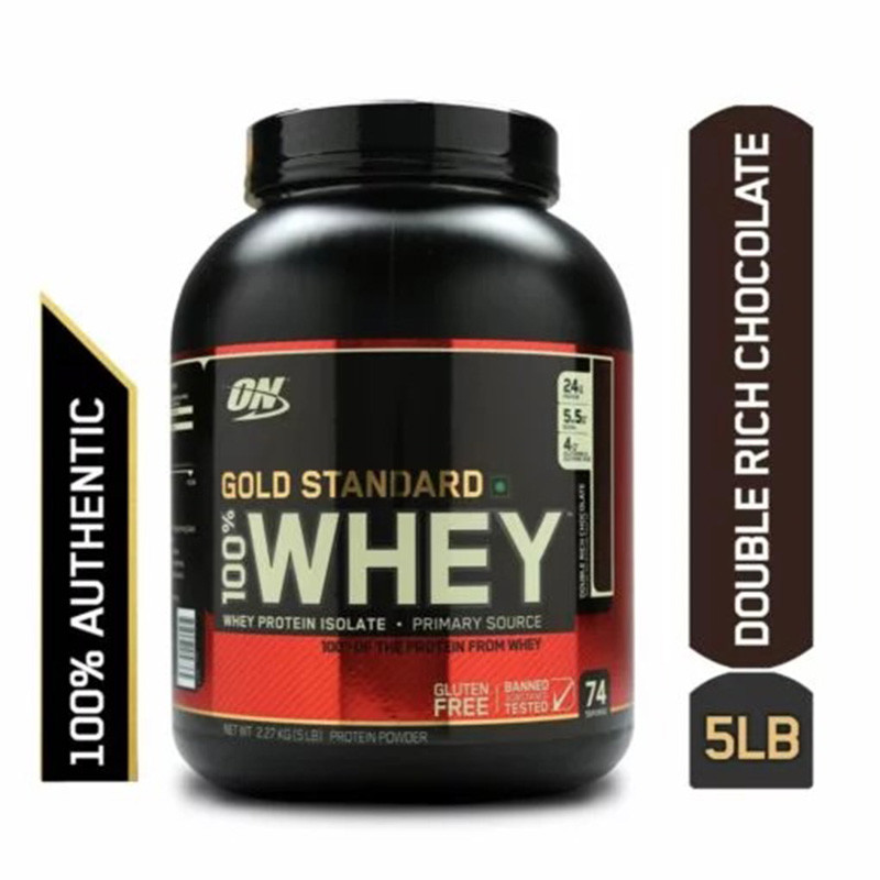 Gold Standard 100% Whey Protein Powder Original - 5lbs - Double Rich ...