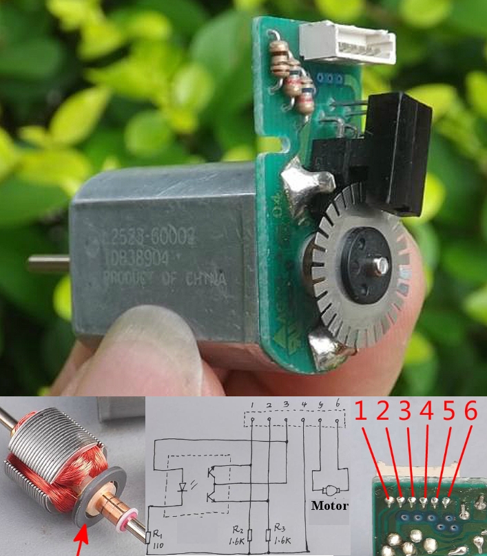 Small 12v dc motor with optical encoder sensor | Daraz.pk