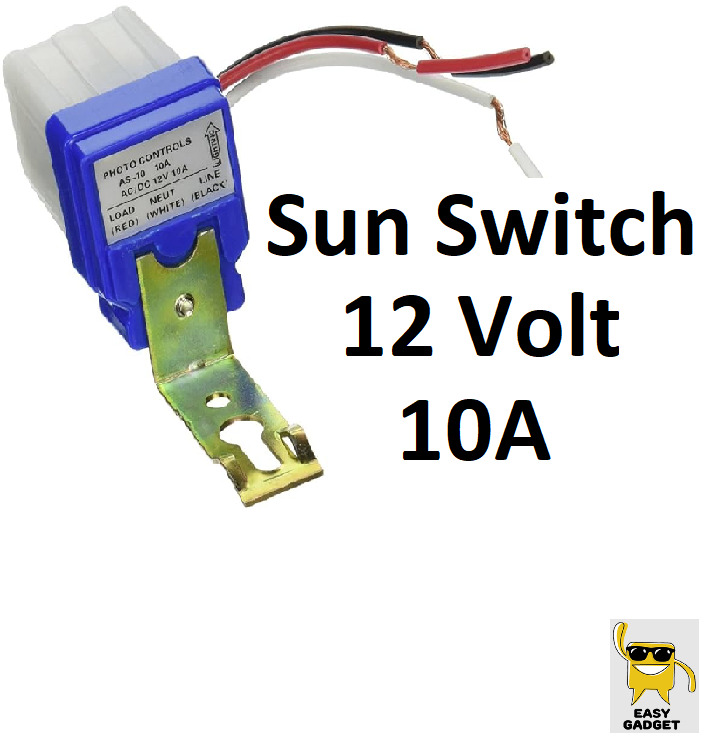 DC Automatic Light Sensor ON / OFF Sun Switch | Automatic Outdoor ...