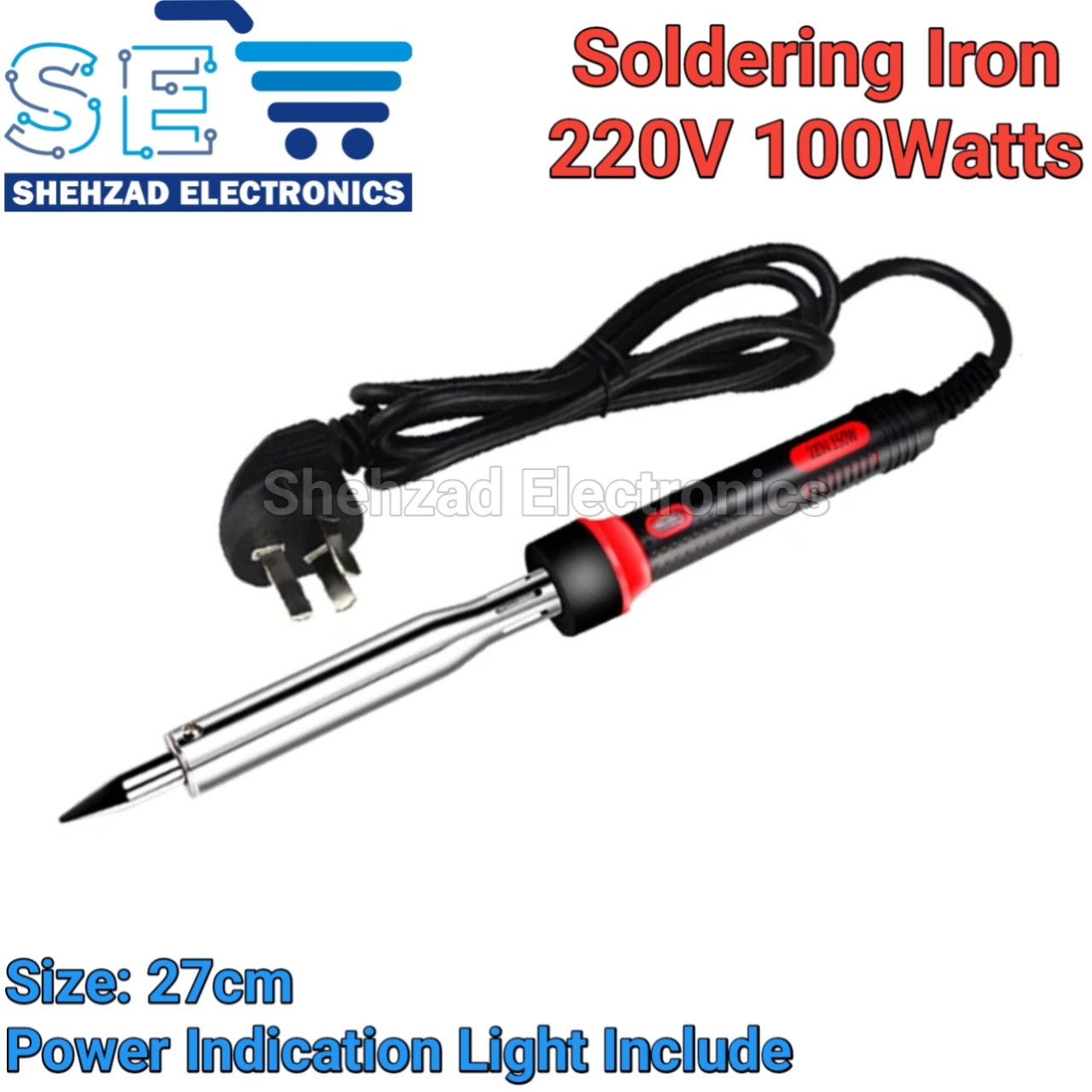 100W Soldering Iron 100 Watts With Indication Light Solder Iron 220V AC ...