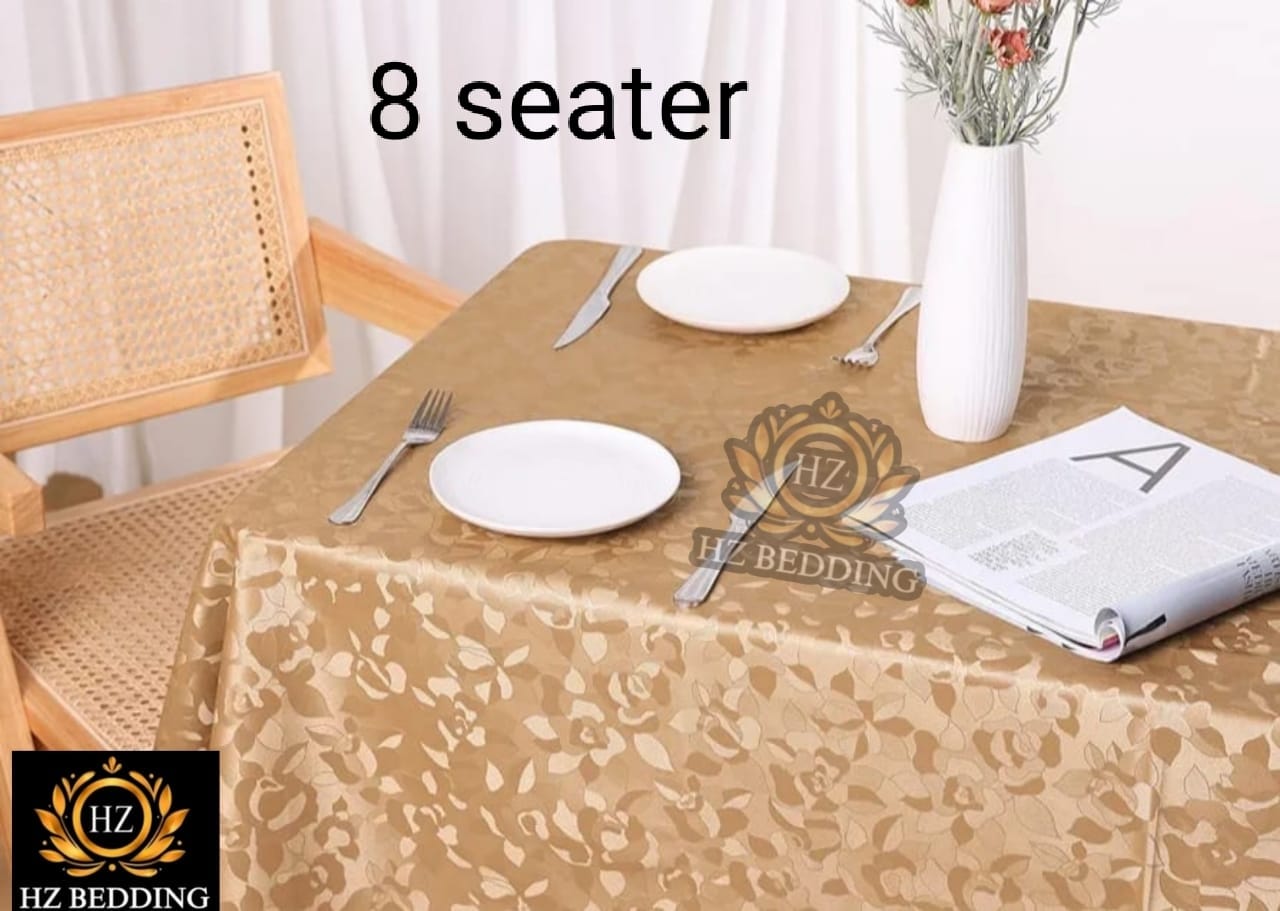 PVC Dining Table Cover for 6 & 8 Seater Rectangle (60 x 90) | (60 x 102 ...