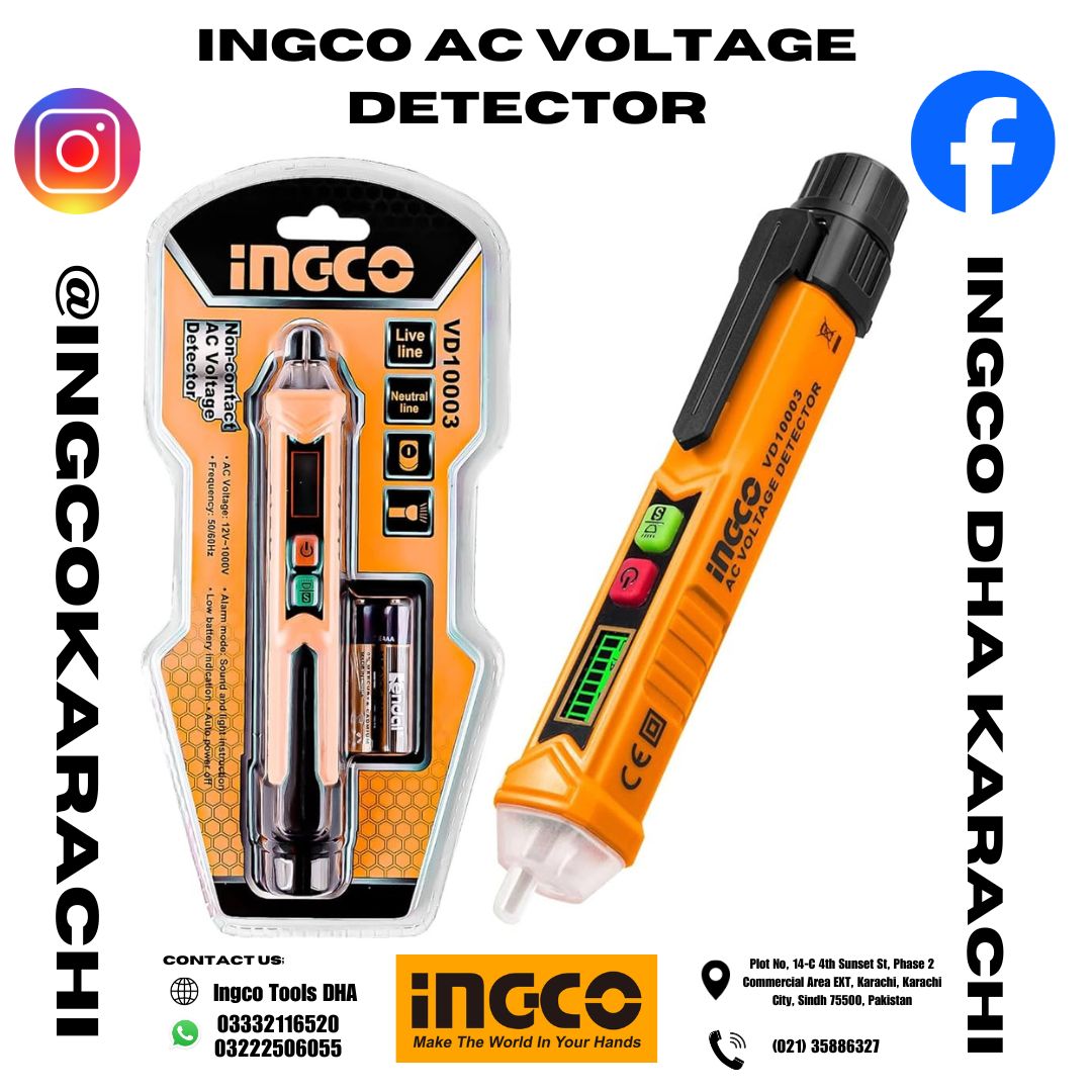 Ingco Non Contact Ac Voltage Detector VD10003 | Daraz.pk