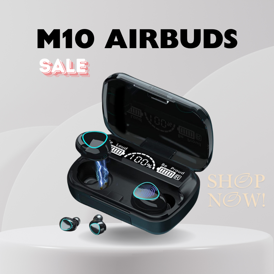 original M10 Wireless earbuds 3500 mAh Original M10 earbuds 3500 Mah ...