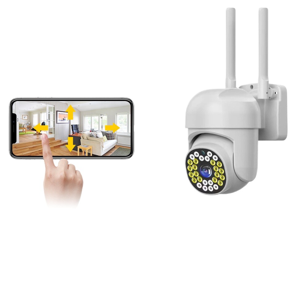 PTZ WIFI CAMERA HB66 2MP 1080P OUTDOOR CCTV SECURITY CAMERA 4X DIGITAL ...