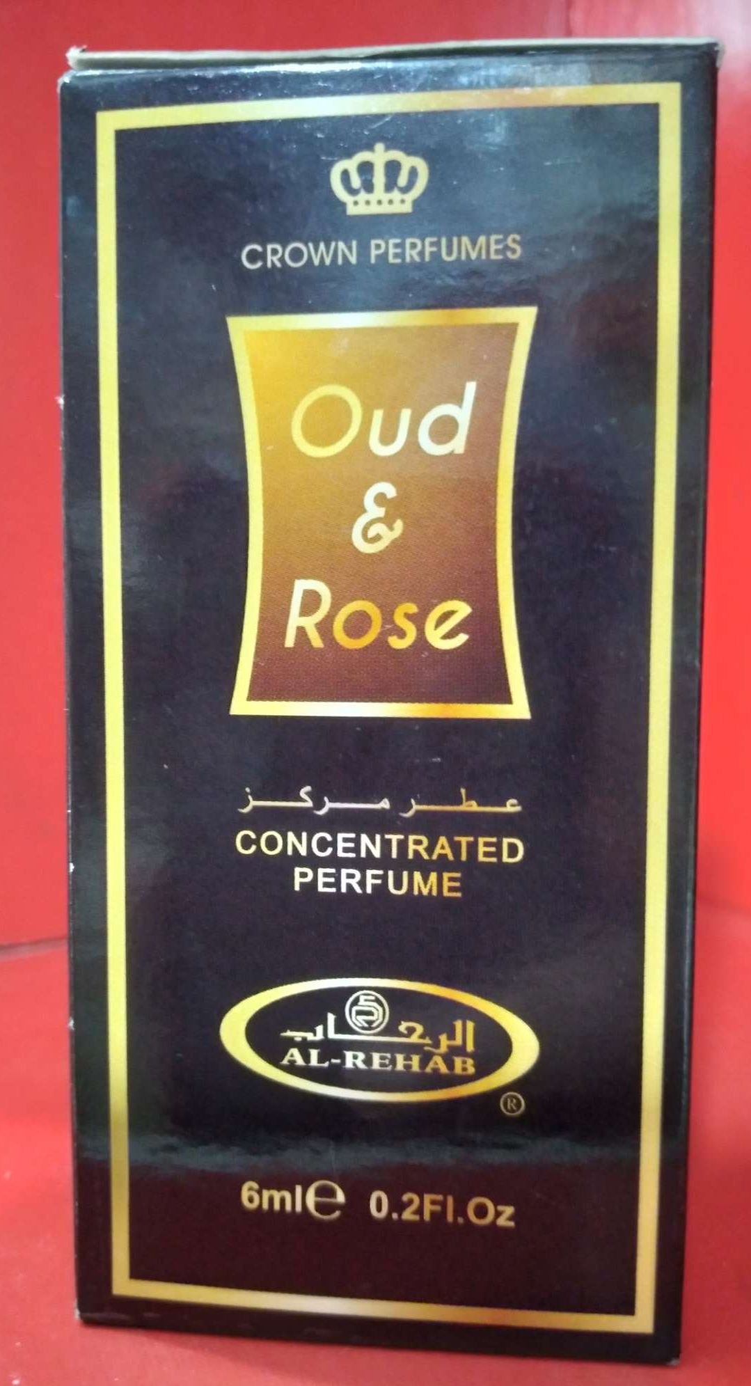 oud & rose atter (concentrated prfume) free from alcohol 6 ml original ...