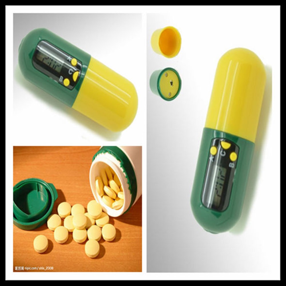 Medicine Box Timer with Storage Compartmet When to take medicine ...