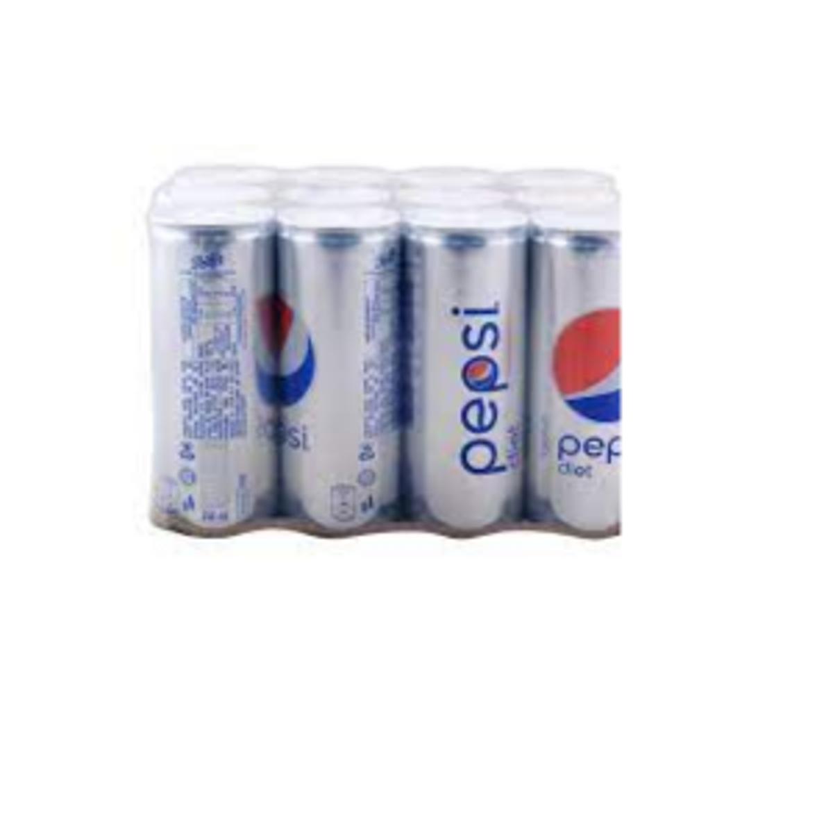 PEPSI DIET LOCAL CAN 250ML-CARTON | Daraz.pk