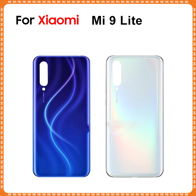 New For Xiaomi Mi 9 Lite CC9 Battery Back Cover Rear Door Mi A3 CC9E Rear 3D Glass Panel Housing ...