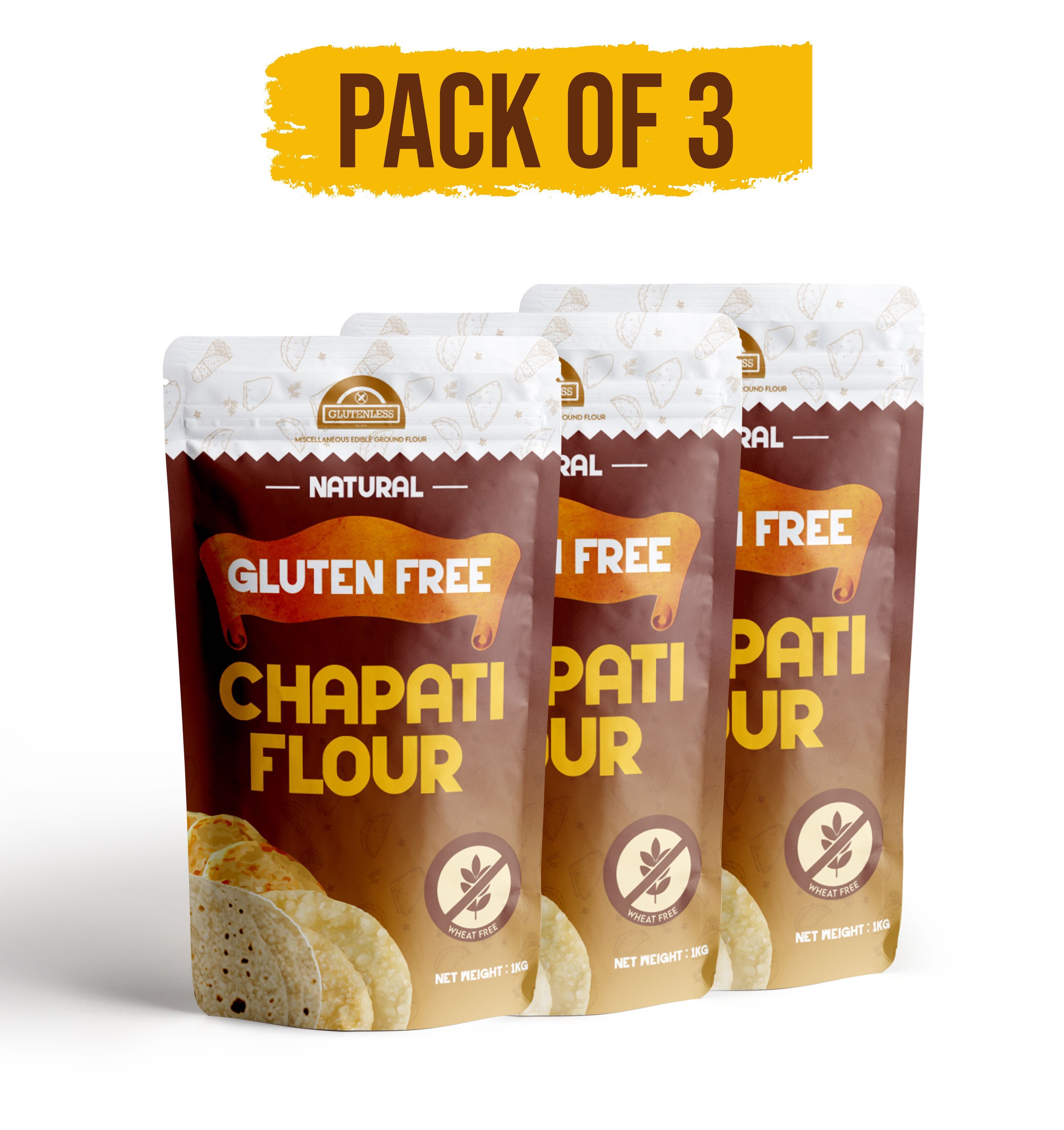 Pack of 3 - Glutenless - Gluten Free Chapati Flour | Daraz.pk