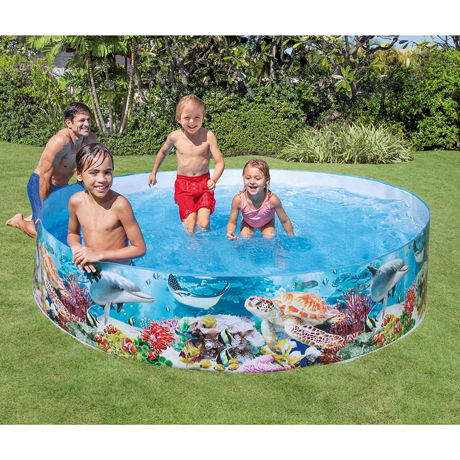 INTEX Swimming Pool Non-Inflatable Swimming Pool for kids - SIZE (4FT ...