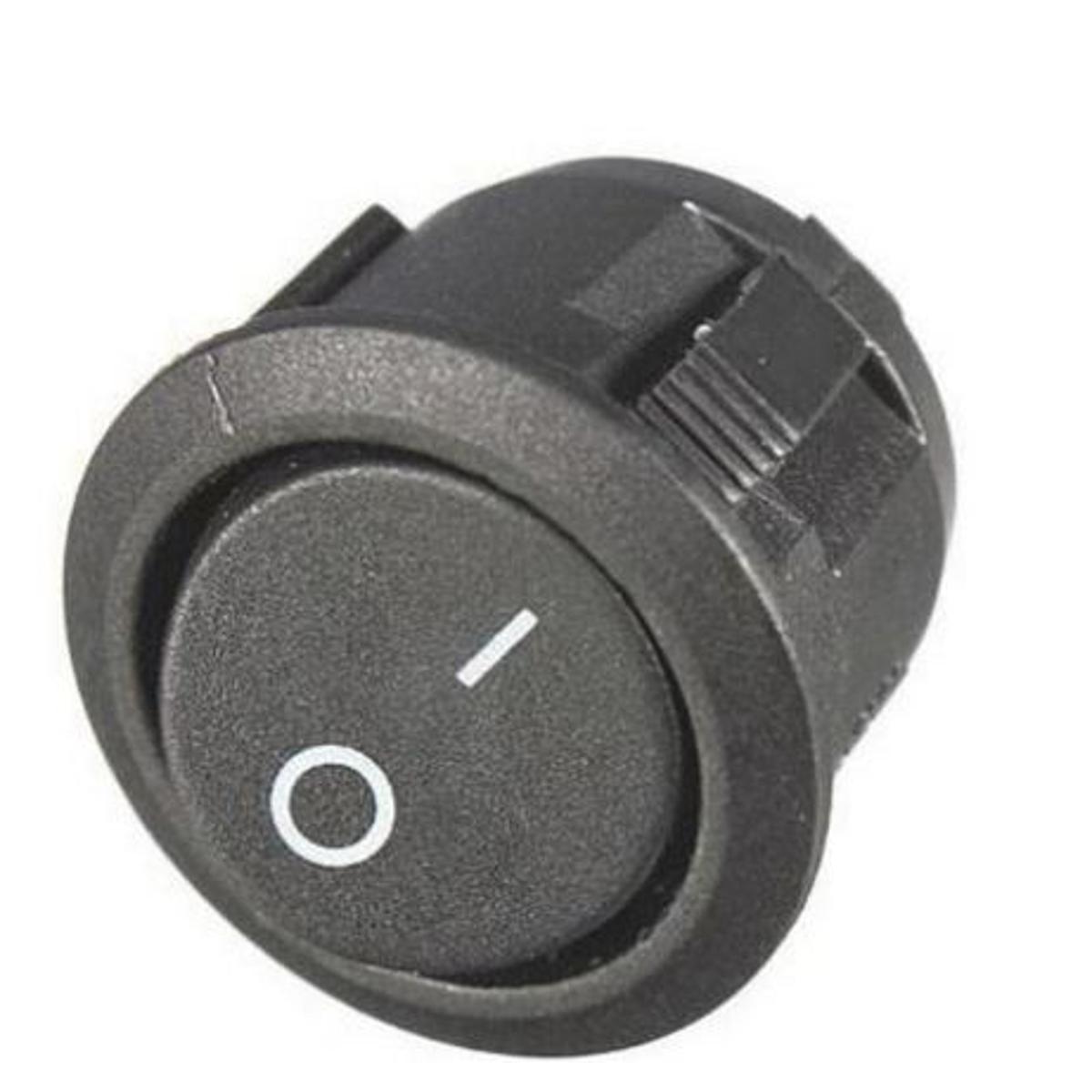 SPST switch rocker switch on off button round shape for Arduino DC and ...