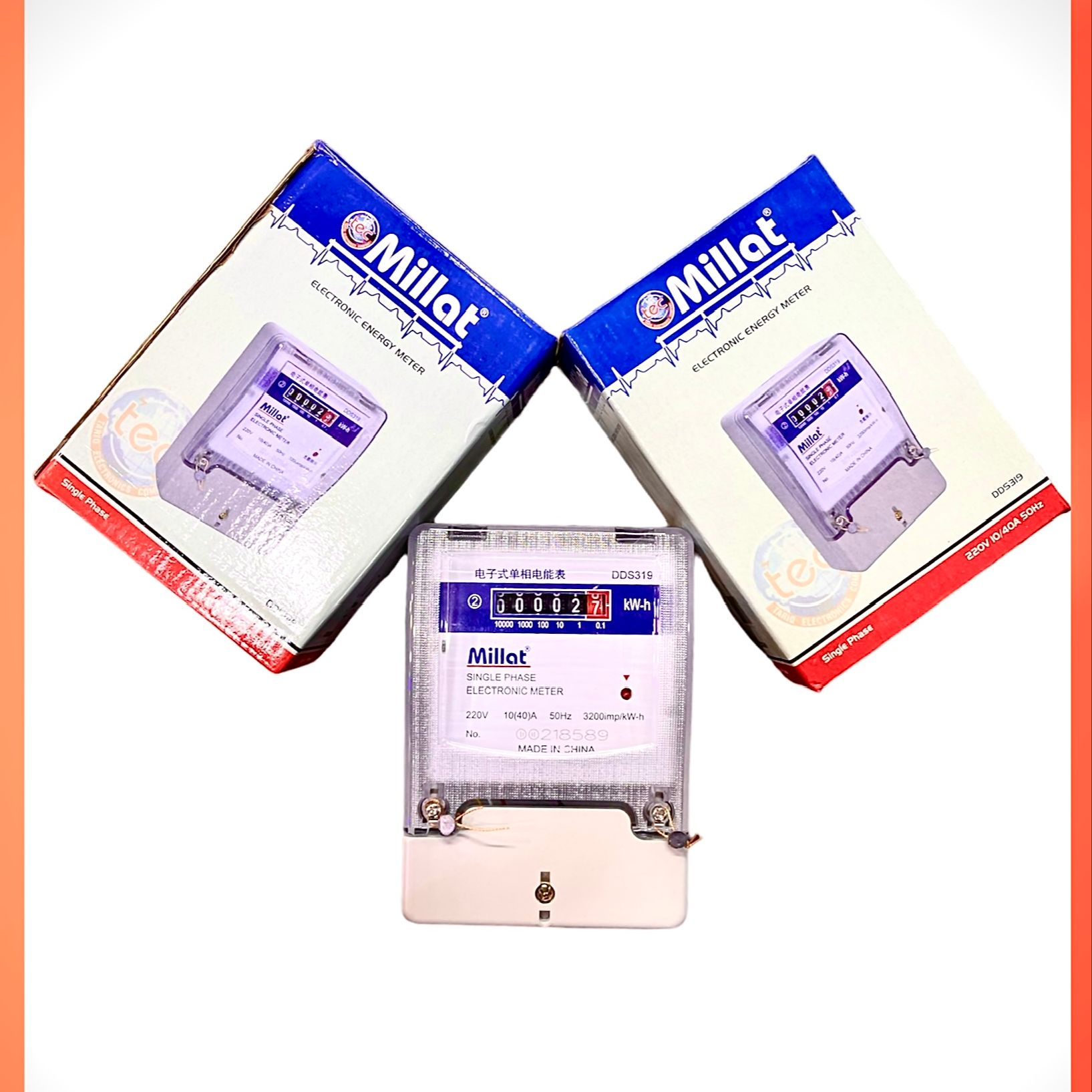 Single Phase Energy meter, Sub Meter For AC and Private Use | Daraz.pk