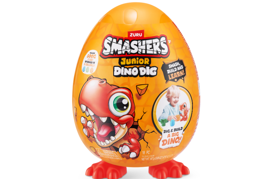 Smashers Junior Dino Dig Small Egg Red Plush | Daraz.pk