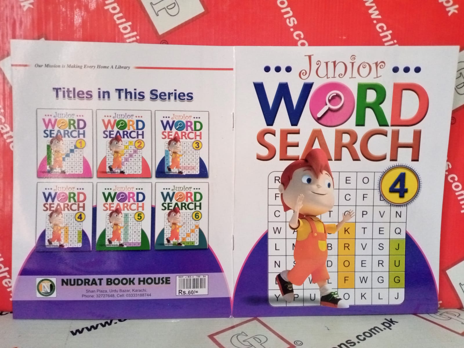 Junior Word Search ( Volume 4 ) | Daraz.pk