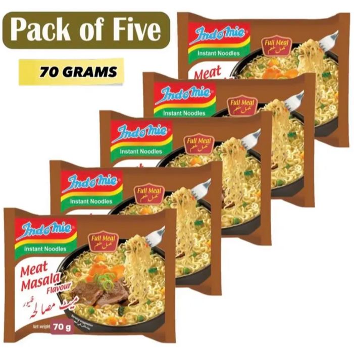 Indomie instant noodles beef flavour 70g pak of 5 | Daraz.pk