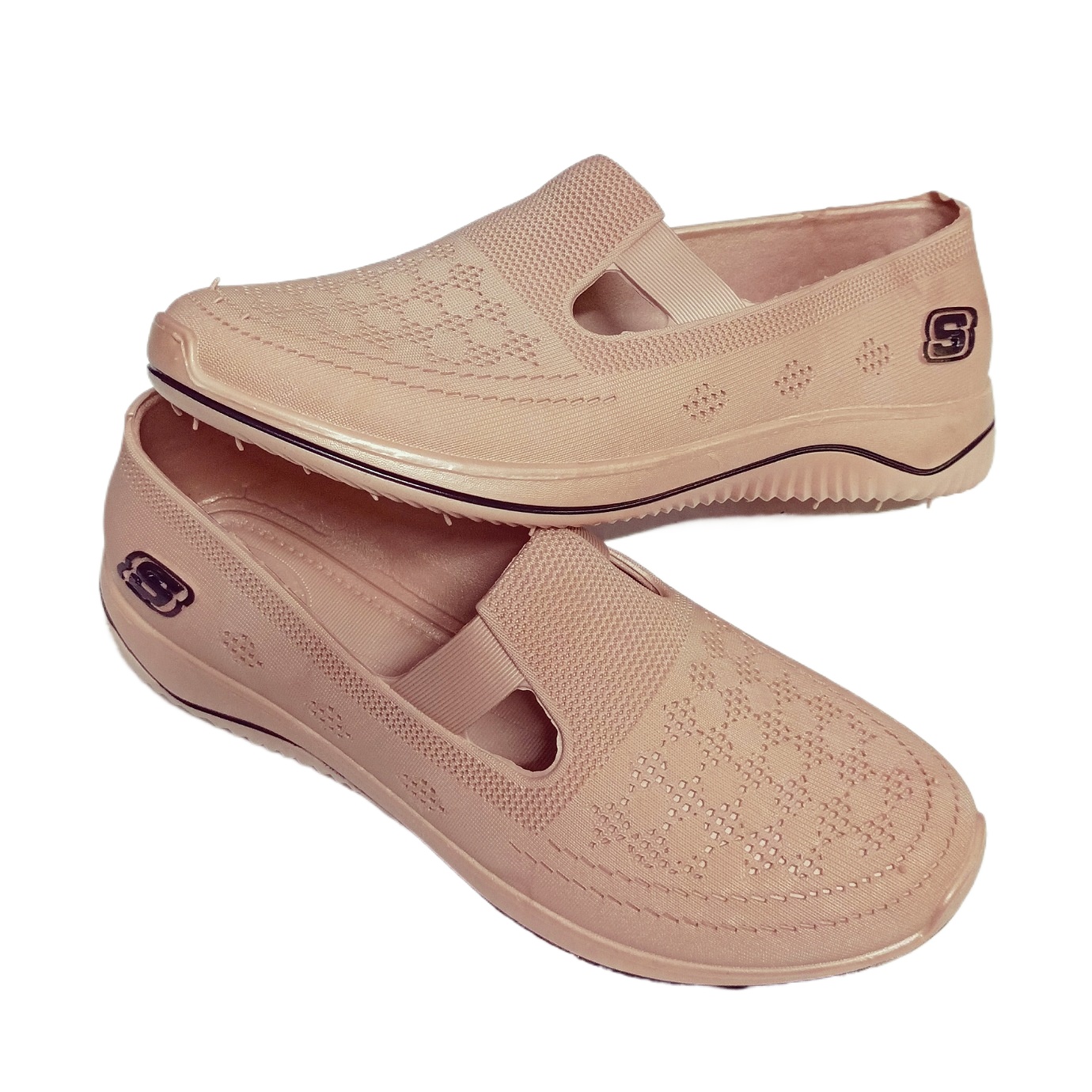Ladies shoes pure rubber nylon very soft | Daraz.pk