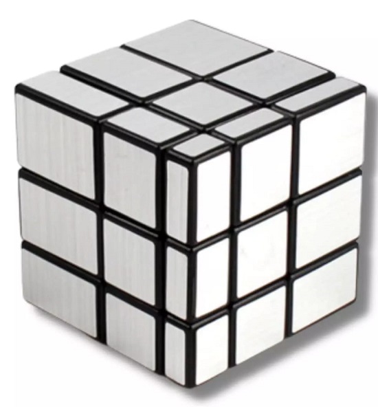 Original Rubik's Mirror Cube for Kids man and women - Silver Mirror ...