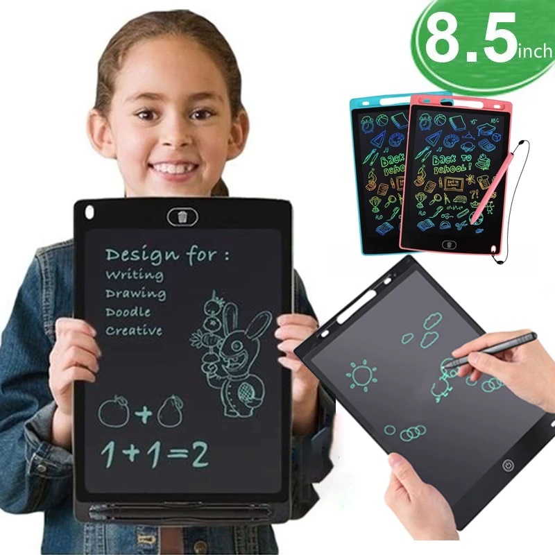LCD Writing Tablet 8.5 Inch Electronic Writing Drawing Pads For Kids ...