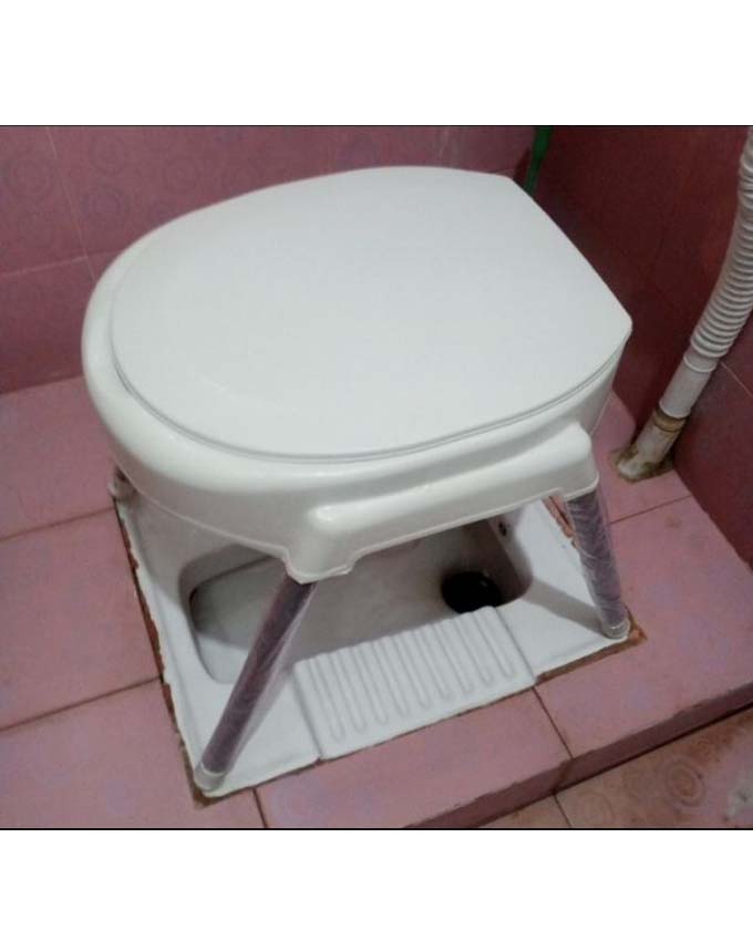 Portable Pakistani Toilet to Western Convertor | Toilet stool | Toilet ...
