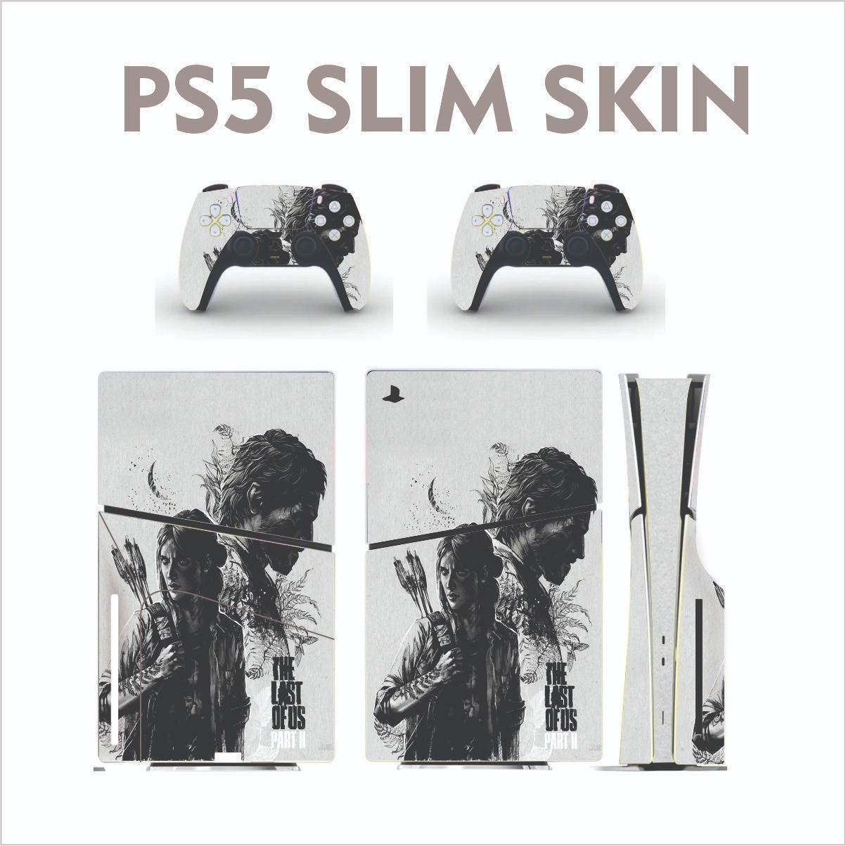 ps5 disc edition skin new designs with 2 controller skin (not silicone ...