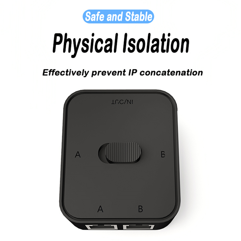 2 Port Gigabit Network Switch RJ45 Switch Network Splitter-Black | Daraz.pk