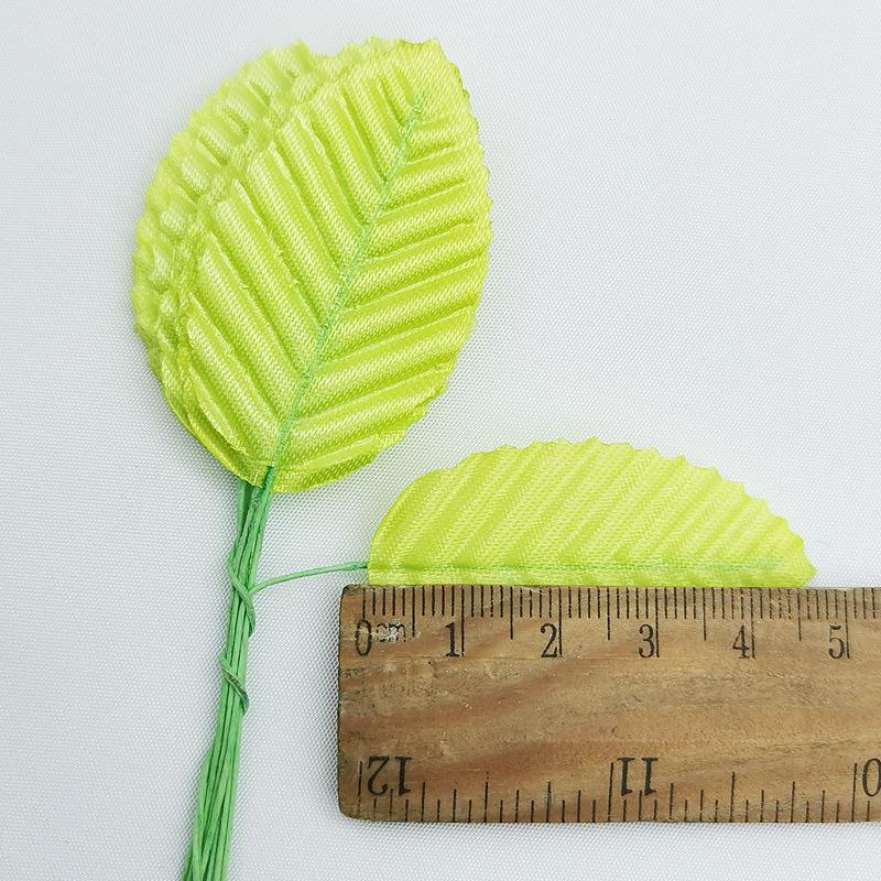 Artificial Rose Leaves Silk Leaf Fake Foliage DIY Flower Wreaths Craft ...