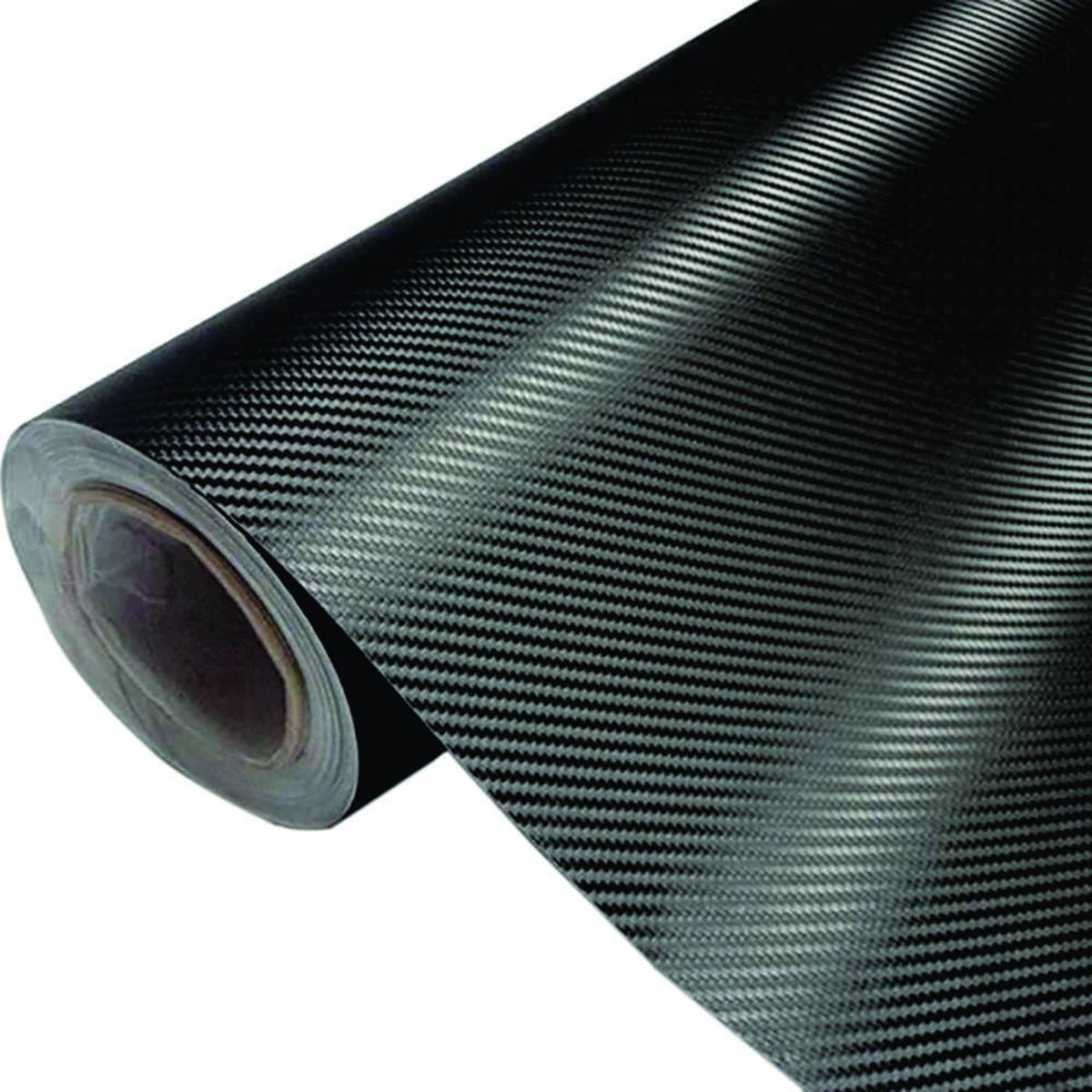 12x48 inch Black Carbon Fiber Vinyl sticker 3d Carbon Fiber Sticker ...