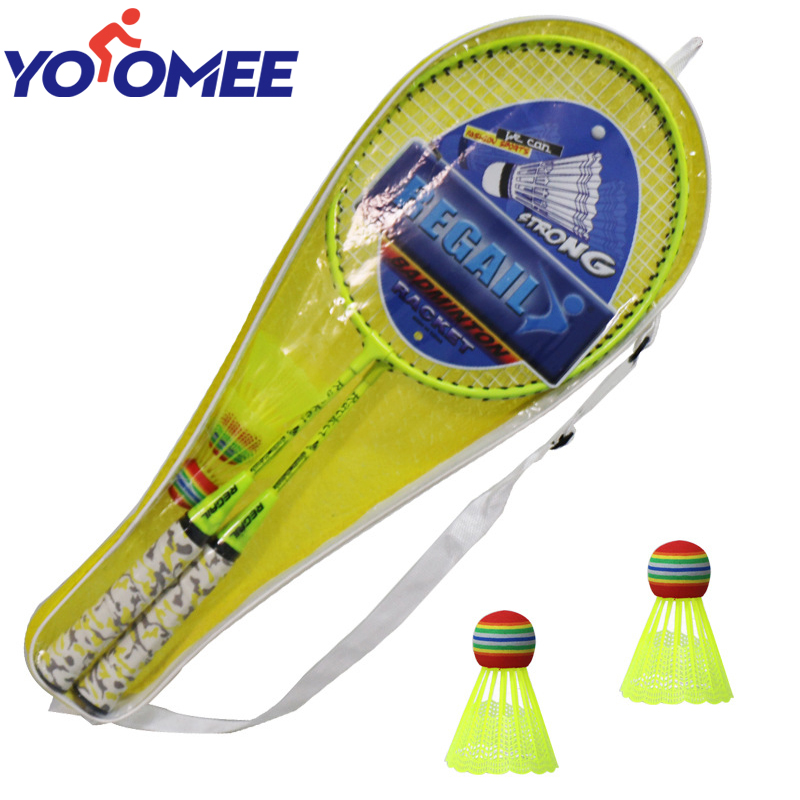 2 Pack/Set Badminton Rackets with Balls Badminton Set for Children ...