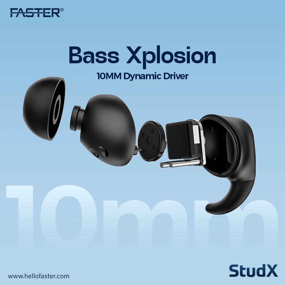 FASTER Stud X Earbuds – Bold Beats | Daraz.pk