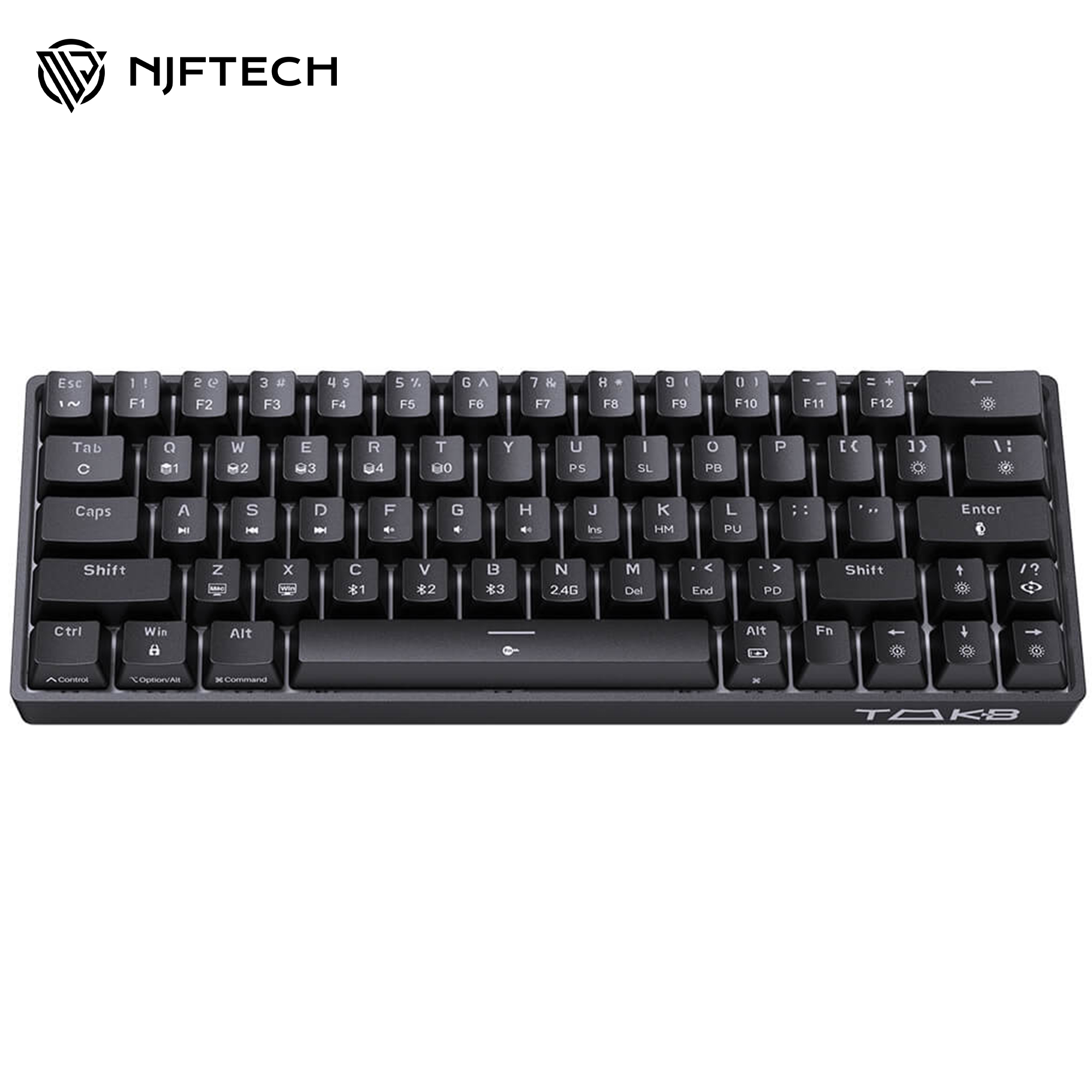 Kemove TMKB T63 ARGB Wired, Wireless 2.4GHz and Bluetooth Red Switches ...