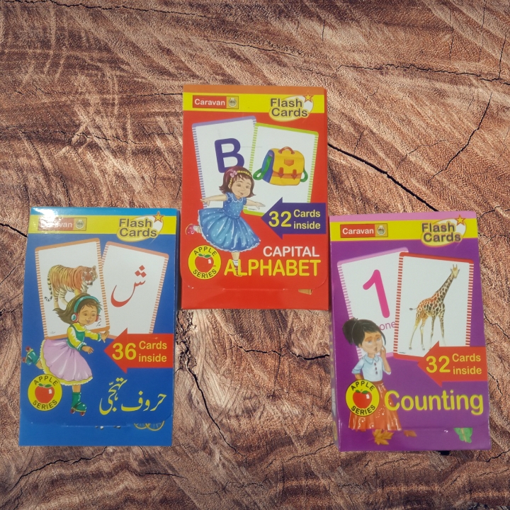 Urdu Alphabets & Capital ALphabet ABC & Counting 123 Learning Flash ...