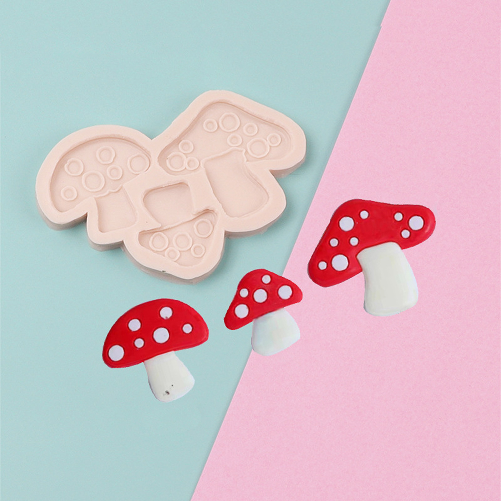 Childrenworld Mousse Mould Food Grade Cute Mushroom Biscuit Mousse ...