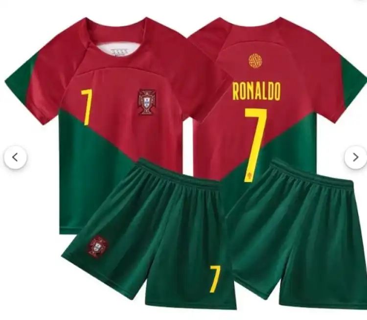 Original Ronaldo Full Kit for kids Portugal - Avaiable | Daraz.pk