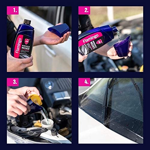 FLAMINGO WINDSHIELD WASHER, WINDOW CLEANER, GLASS CLEANER, WINDSHIELD ...